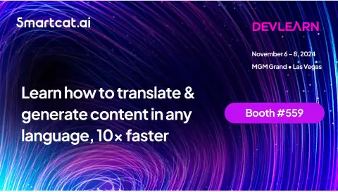 Join Smartcat at DevLearn 2024, Las Vegas